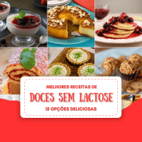 Doces sem Lactose - As Melhores Receitas