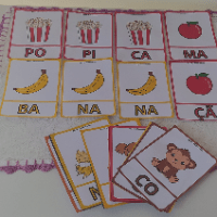Cards das sílabas