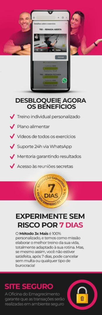Método 3X Mais - Teste 30 dias